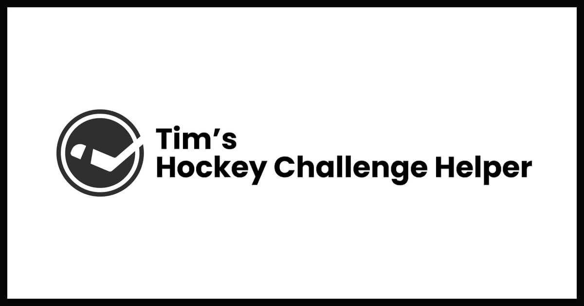Tim Hortons Hockey Challenge Helper